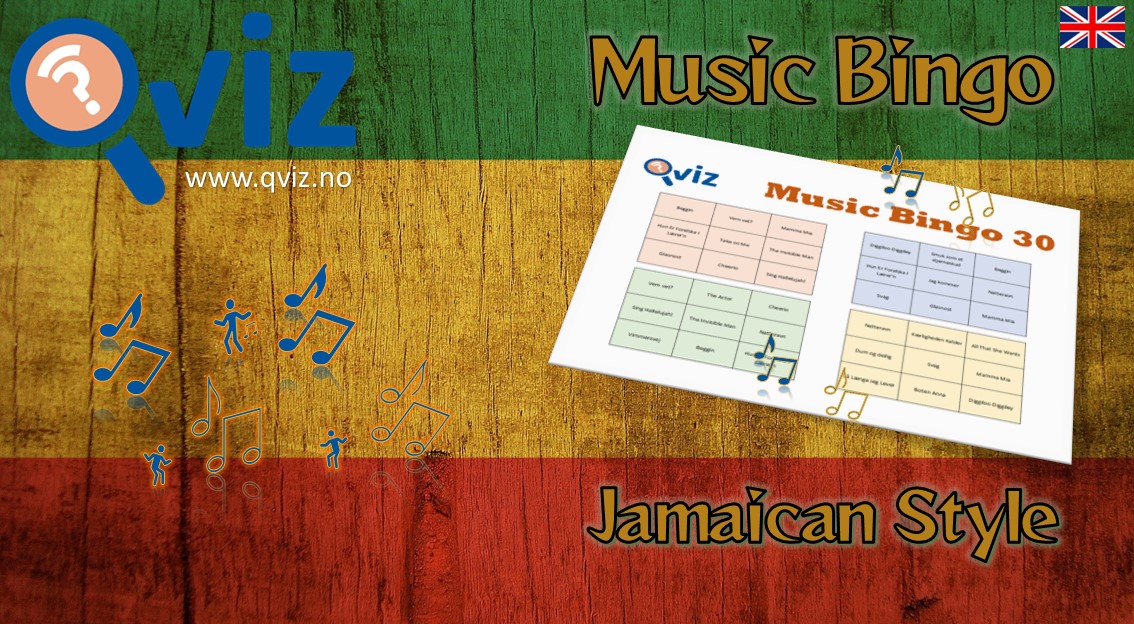 Jamaican Style - Musikk Bingo 30 - Qviz